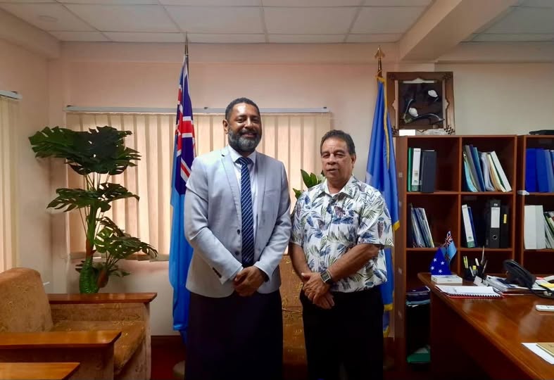 H.E. Carson K. Sigrah receives courtesy call from Republic of Fiji ...